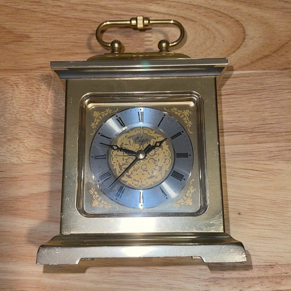 Elgin | Accents | Vintage Elgin Mantle Or Dream Clock | Poshmark